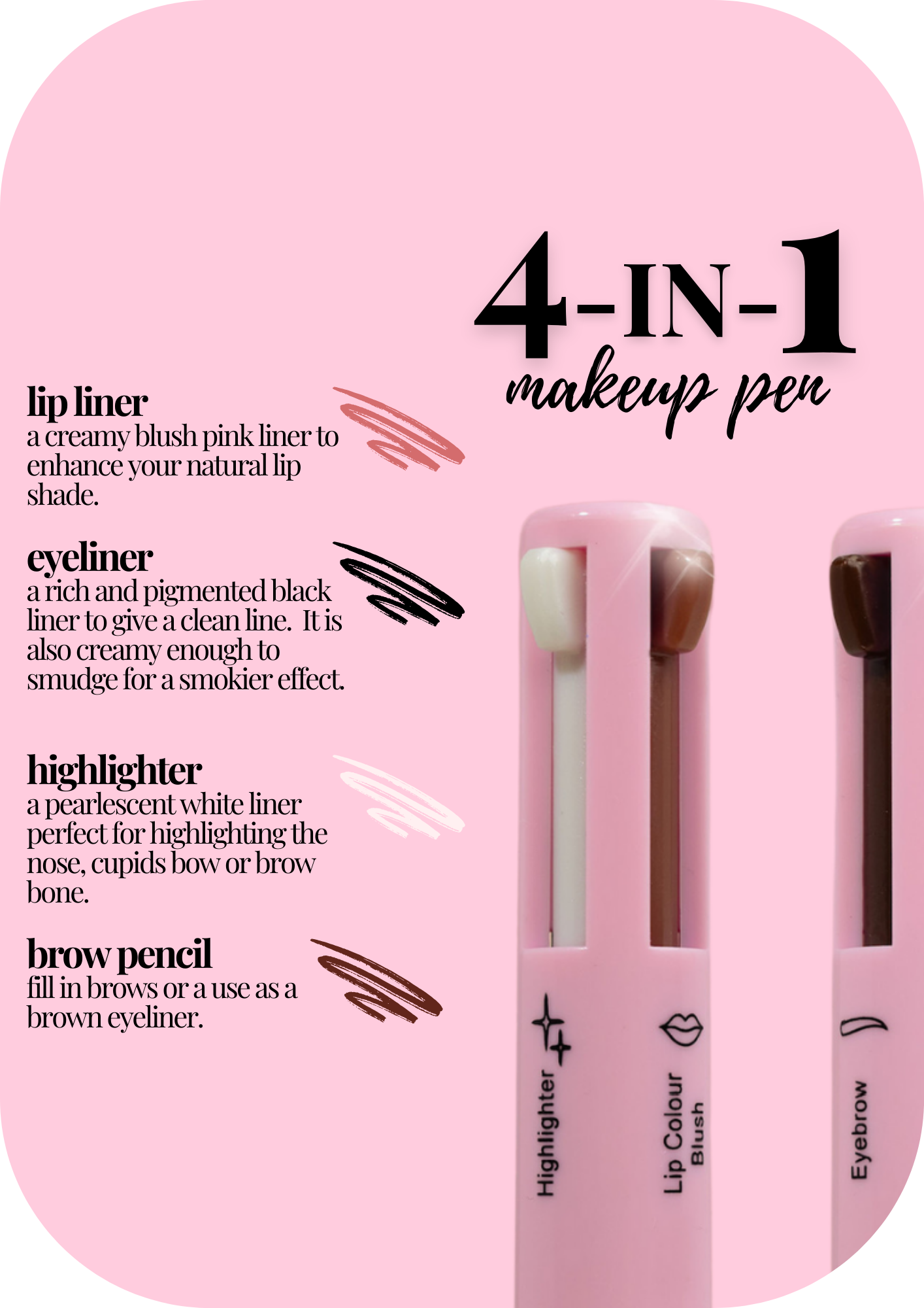 4-IN-1 Makeup Pen - Lash Therapy Australia